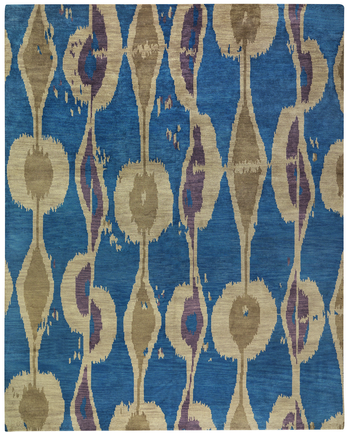 Rubi Miri Wool Hand Knotted Rugs Blue